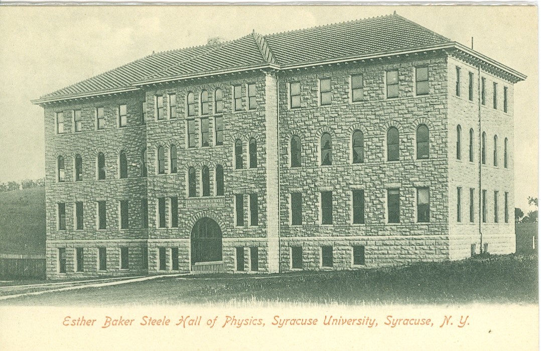 Syracuse, NY Ester Baker Steele Hall of Physics, Syracuse University | eBay