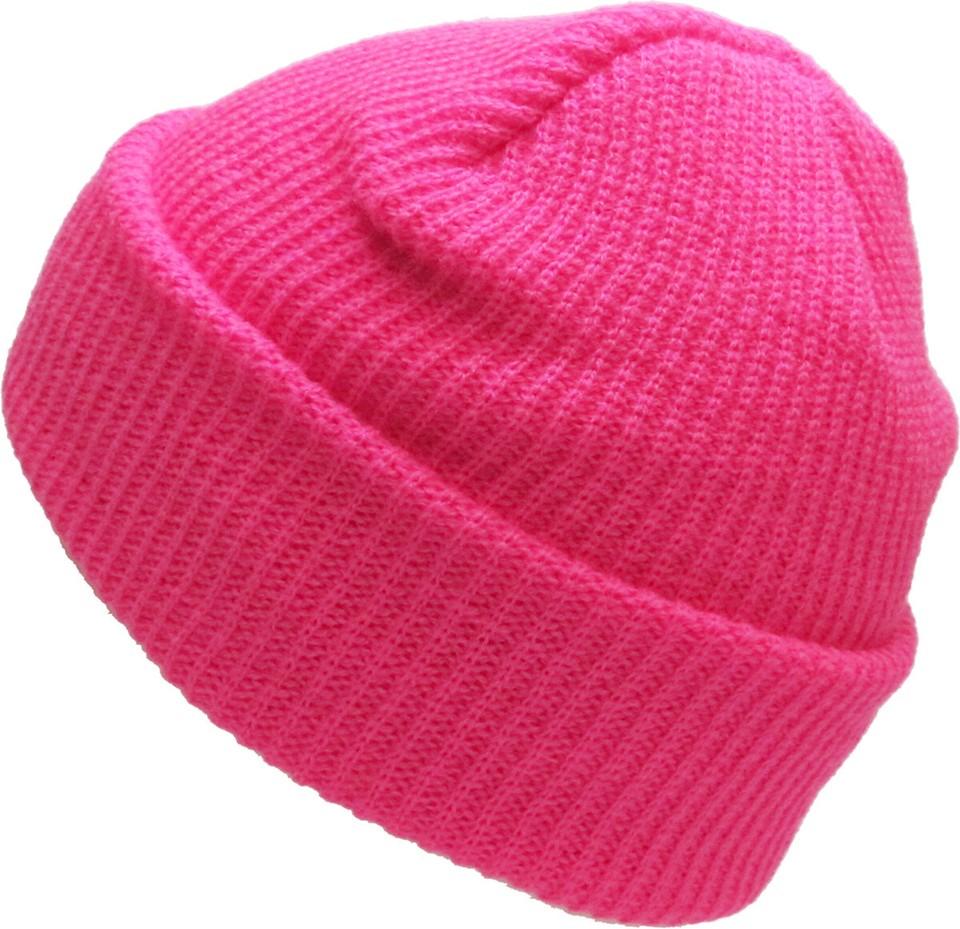 Soft Ribbed Beanie Knit Ski Cap Skull Hat Warm Solid Color Winter Cuff ...