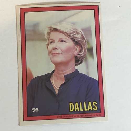 Dallas Tv Show Trading Card #56 Ellie Ewing Barbara Bel Geddes | eBay