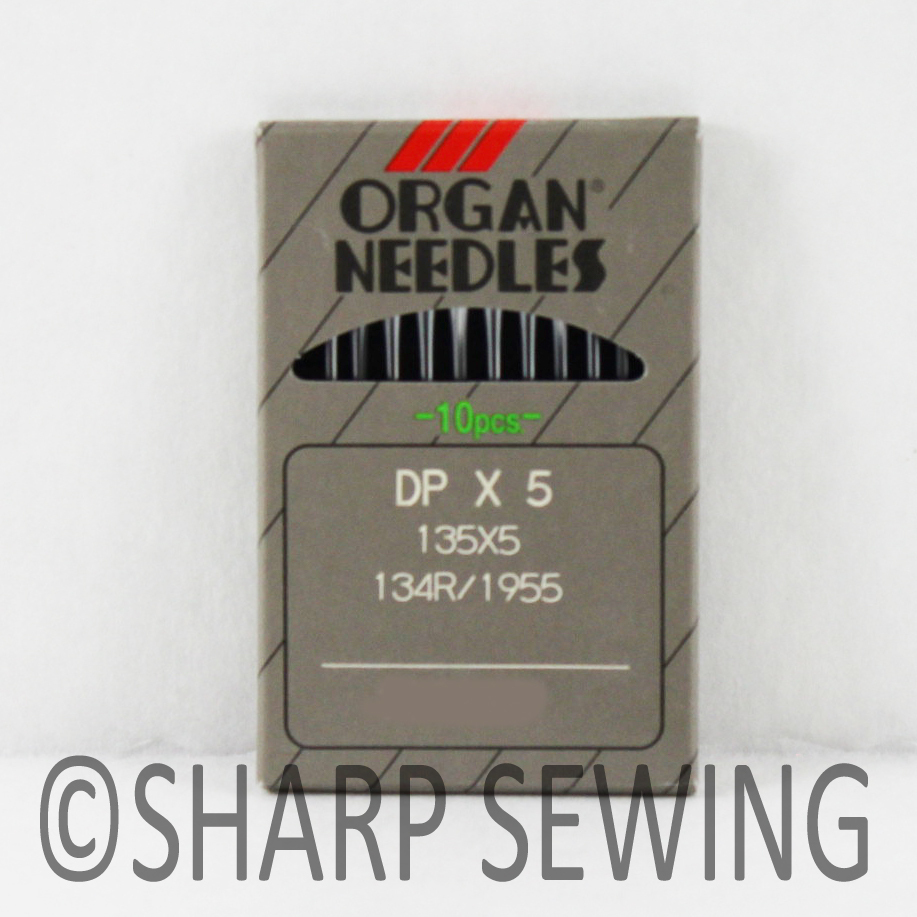 10 ORGAN TITANIUM 135X7PD 12PD INDUSTRIAL SEWING MACHINE NEEDLE 135X5 ...