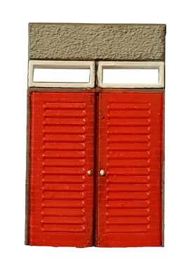 CL08 - Louvre Double Doors Modules CLASP building system TT scale ...