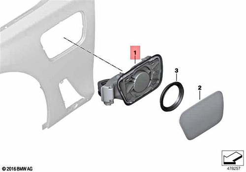 Genuine BMW G11 G12 740e 740eX 740Le Cover Housing Charging Socket ...