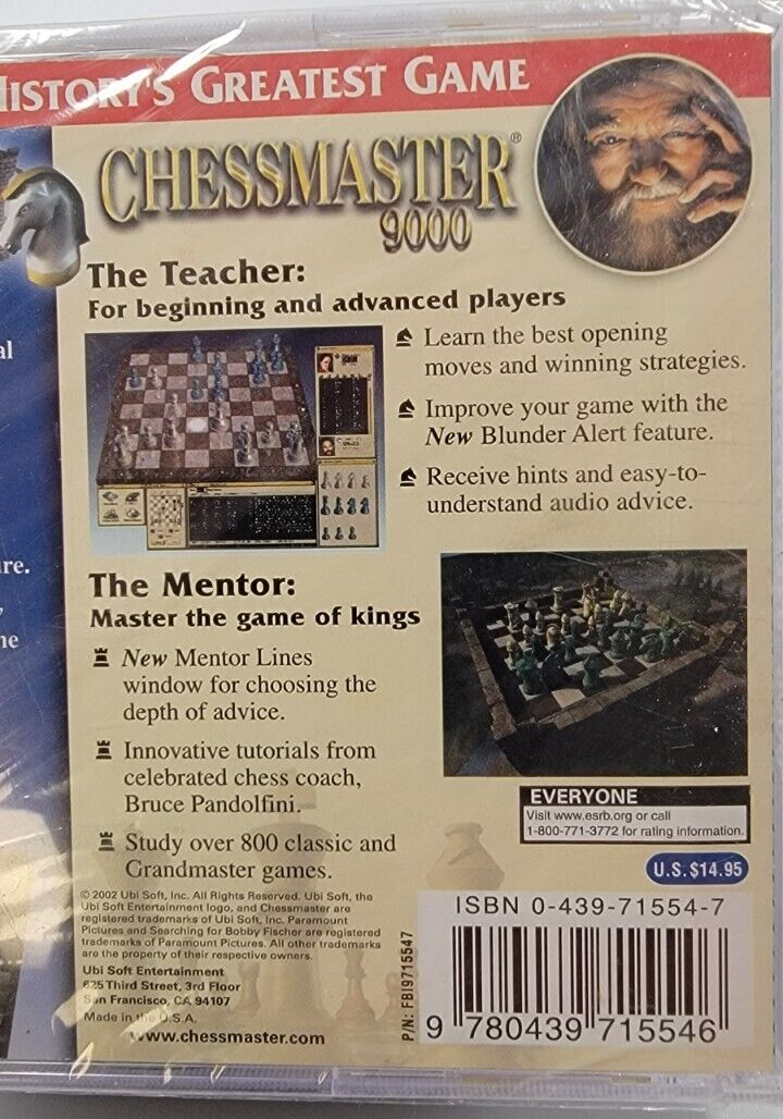 Chessmaster 9000 (PC CD-ROM, 2002) Jewel Case | eBay