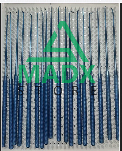 Titanium Rhoton Micro Dissector Set Of 19 Pcs Neurosurgery Instruments ...