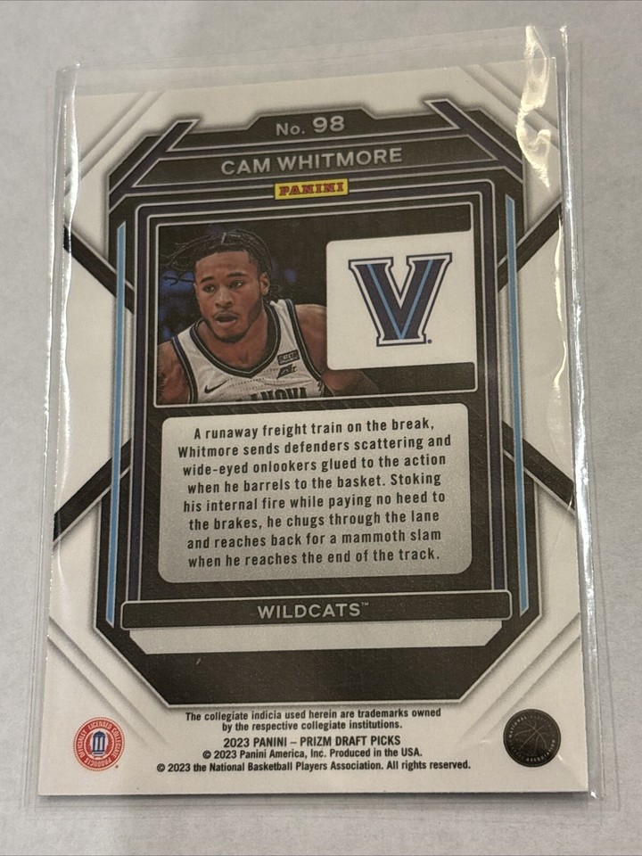 2023 Draft Picks Cam Whitmore RC #98 | eBay