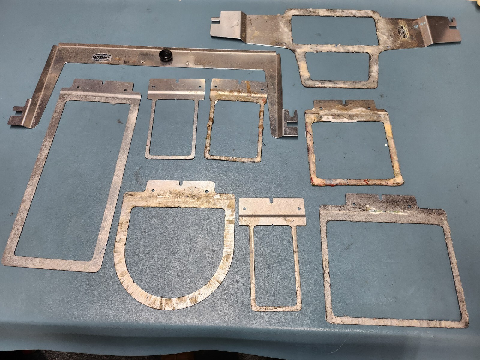 Barudan Embroidery Machine BENT-ZQ-201U Fast Frames Set Lot 9pcs | eBay