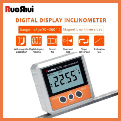VICTOR 5001/5003/5004 Multi-functional Digital Inclinometer Measure ...