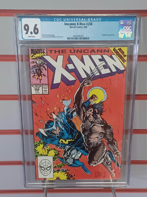 UNCANNY X-MEN #258 (Marvel Comics, 1990) CGC Graded 9.6 ~ White Pages ...