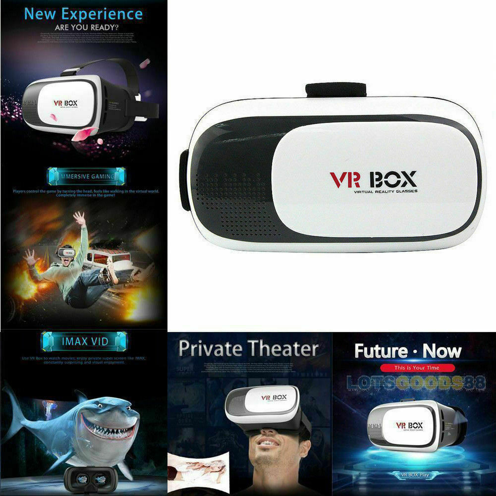 VR Box Virtual Reality Glasses Goggle Headset 3D Movie Game For Android ...