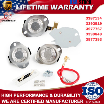 3977767 3392519 3387134 3399848 Dryer Thermostat Fuse Kits For ...