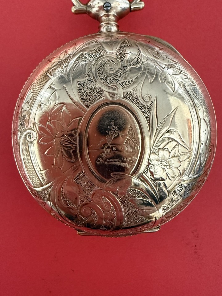 Illinois Bunn Special 18 size Two Tone RR Pocket Watch in a Hunter Case ...