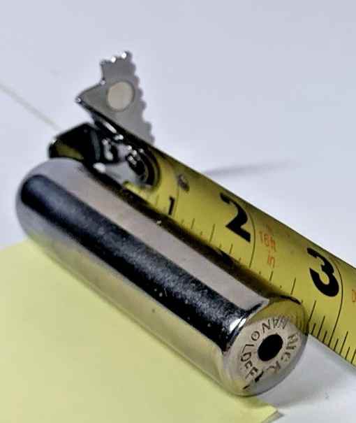 2 Lap Steel Tone Bar Slides With Original Case. 1 Nick Manoloff Fender ...