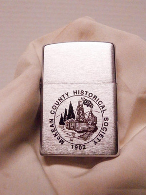 2002 MCKEAN COUNTY PA HISTORICAL ZIPPO LIGHTER ZIPLIGHT, OLD JAIL 2X GRAPHICS | eBay