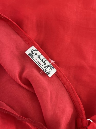 Free People Intimately Sunset Lover Cami In High Risk Red XS Lace Trim ...