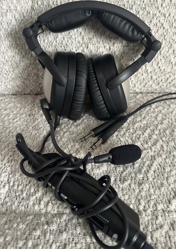 Like New- Lightspeed Aviation Sierra ANR Aviation Headset GA/Dual Plug ...