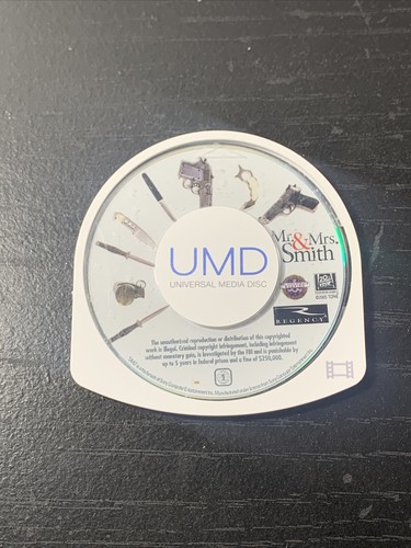 Mr. and Mrs. Smith (Sony UMD) (2005) (Loose) | eBay