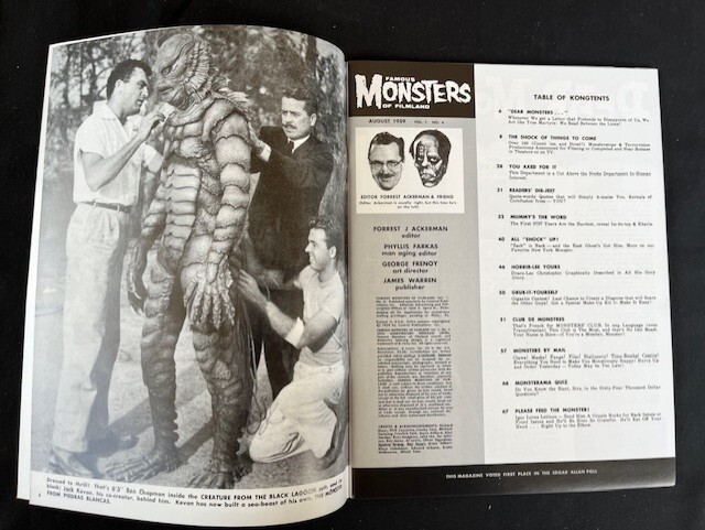 FAMOUS MONSTERS OF FILMLAND #4 (2007 Reprint on Slick Paper) Mint ...