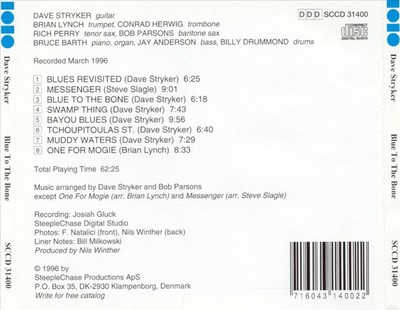 DAVE STRYKER BLUE TO THE BONE NEW CD 716043140022 | eBay