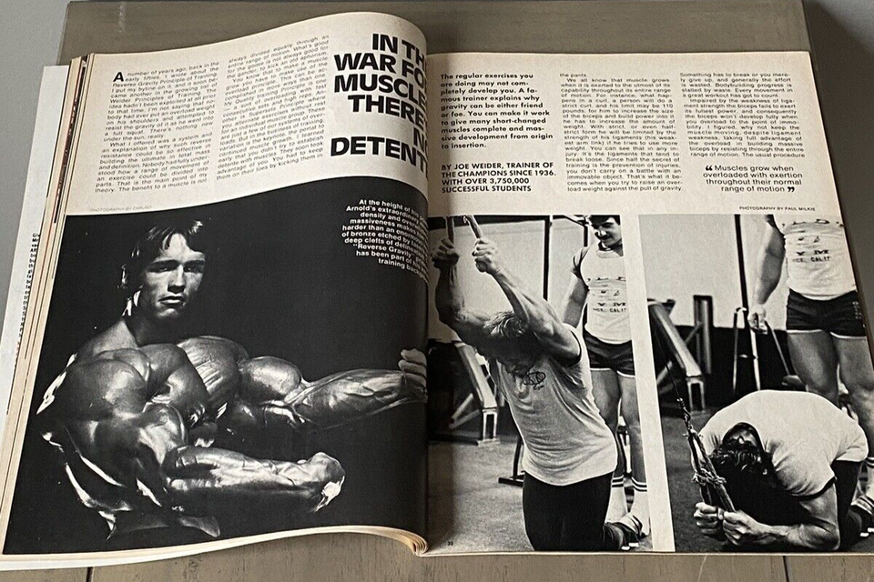 ARNOLD SCHWARZENEGGER - Muscle Builder Bodybuilding Magazine - July ...