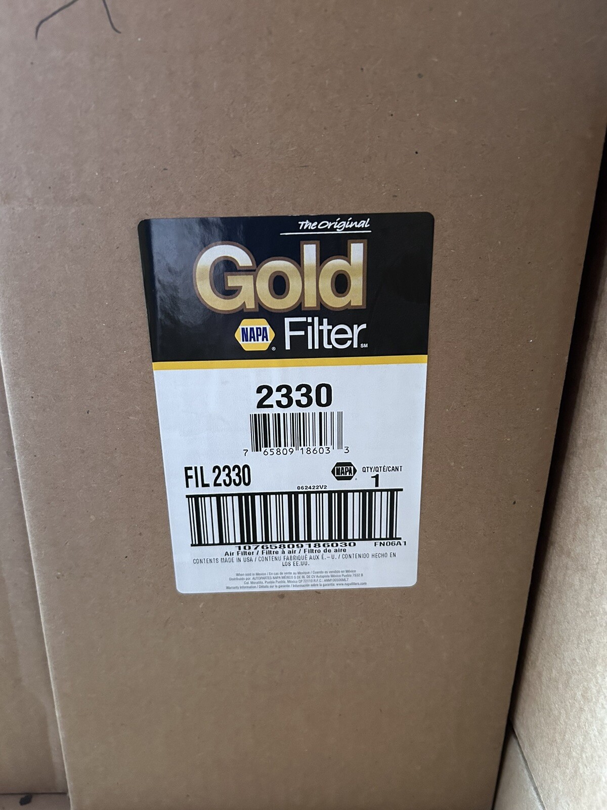 NAPA 2330 - Air filter cross reference