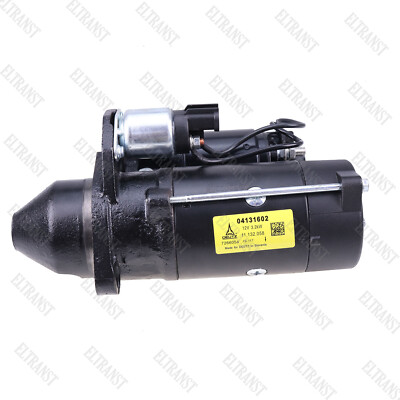 12V 9T Starter Motor 04131602 04606897 for Deutz KHD Engine TCD 2.9 ...