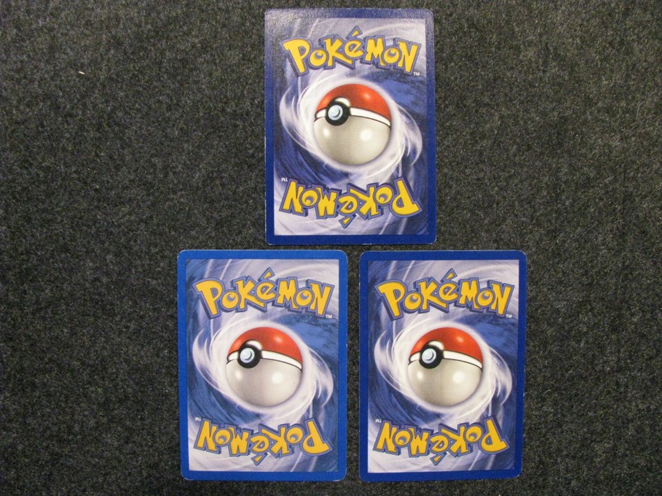 Pokemon 1st Edition Fossil - Golduck 35/62 - Weezing 45/62 - Excellent ...