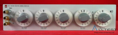 Gen Rad 1433-Y DECADE RESISTOR | eBay