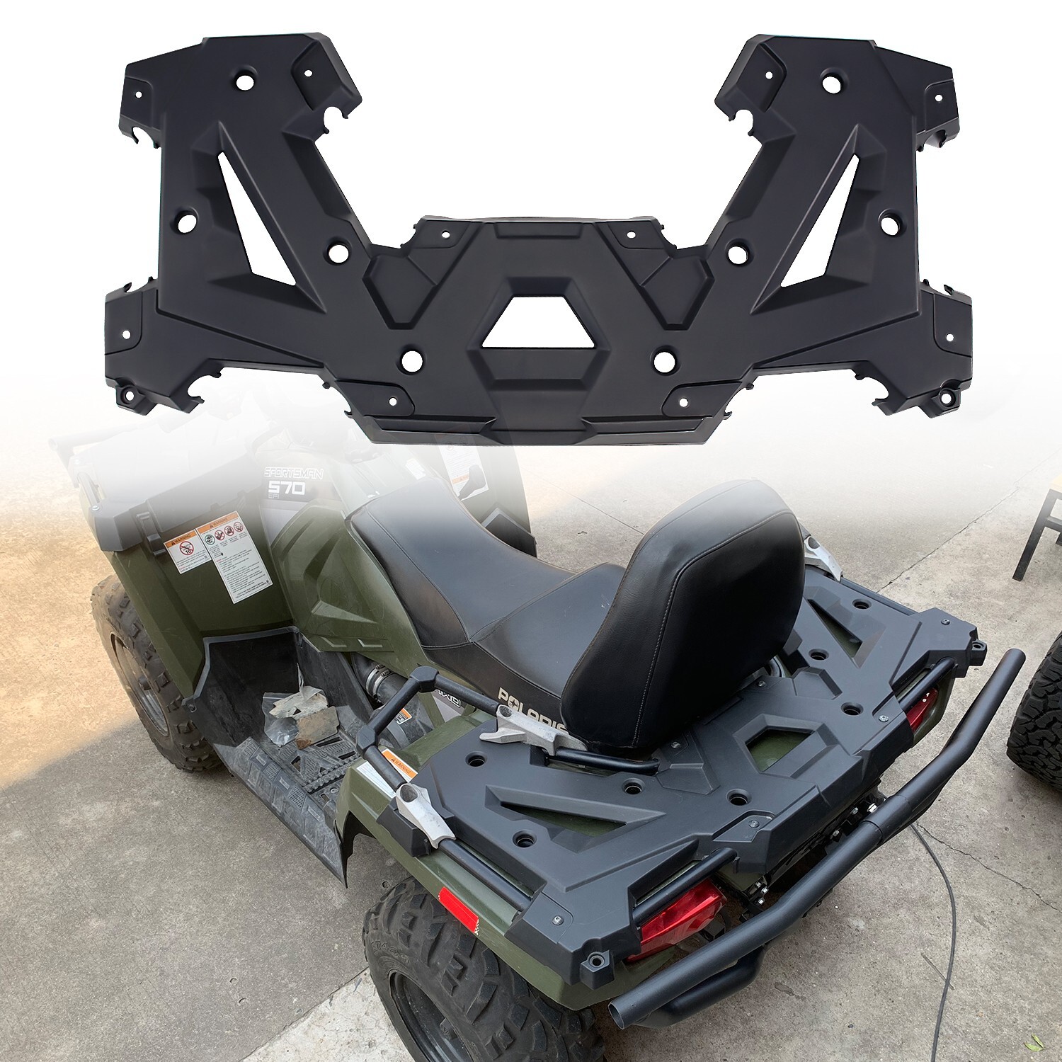 Rear Rack Compatible with Polaris Sportsman 570 450 2014-2022,for ...