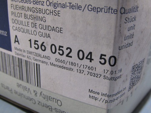 MERCEDES-BENZ C W204 Camshaft Inlet Pilot Bushing A1560520450 GENUINE ...