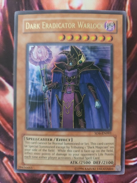 Yu-Gi-Oh! TCG Dark Eradicator Warlock Structure Deck SD6-EN001 Unlimited Ultra Rare for sale ...