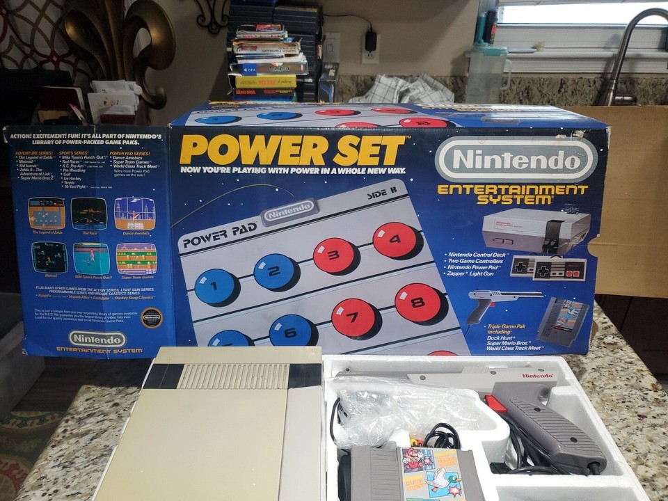 Nintendo Entertainment System NES Power Set Complete In Box! CIB W ...