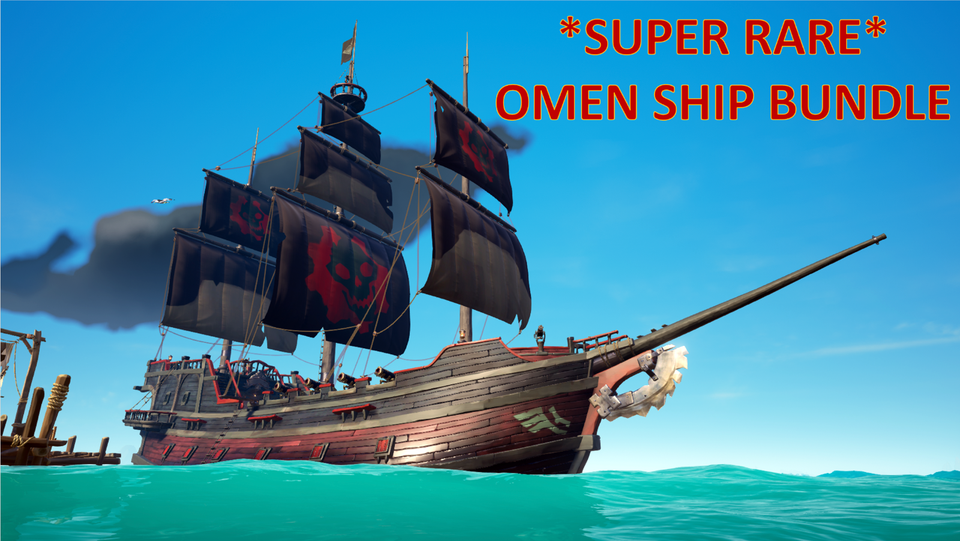 *RARE* Sea of Thieves - OMEN Ship Set - Xbox CODE GLOBAL 🌍 🎮 Obsidian ...