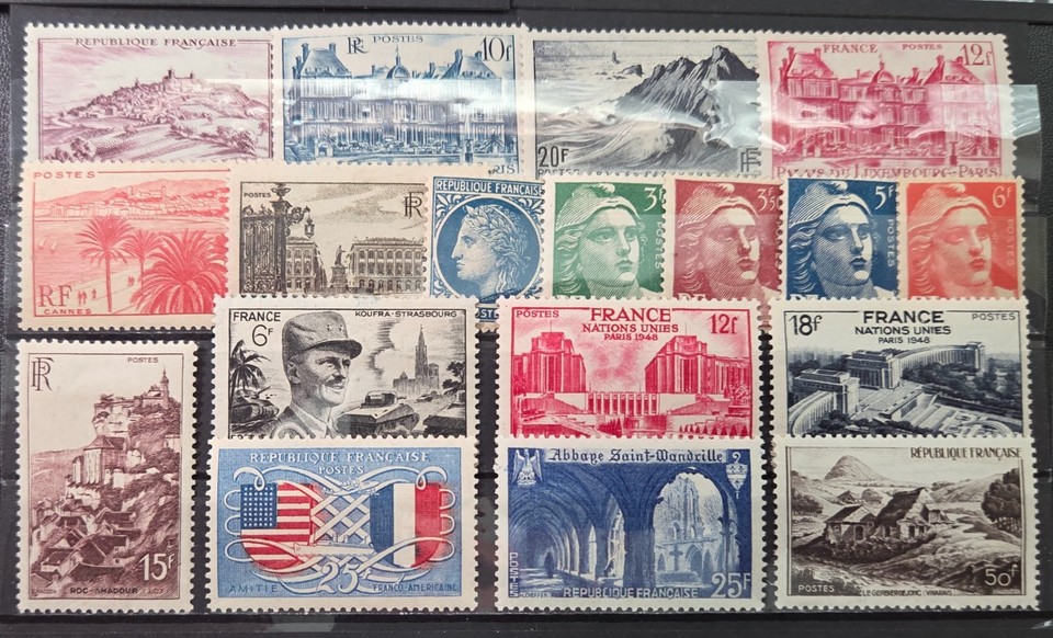 6987 - FRANCE - SMALL LOT OF OLD STAMPS - MINT HINGED | eBay
