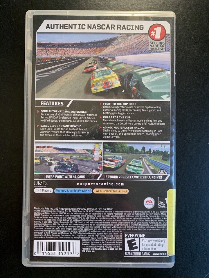 Nascar 2006 EA Sports PlayStation Portable PSP | eBay UK