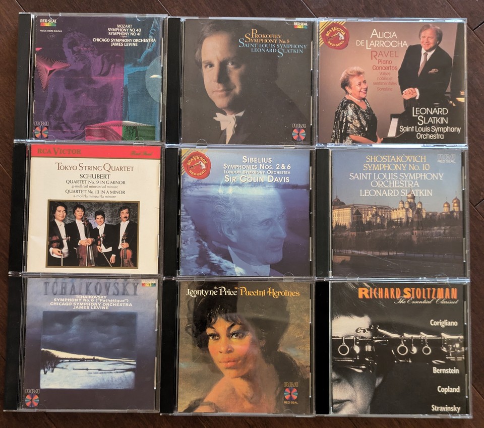Classical music CDs - Legendary composers & performers -YOU PICK- $1.49 ...