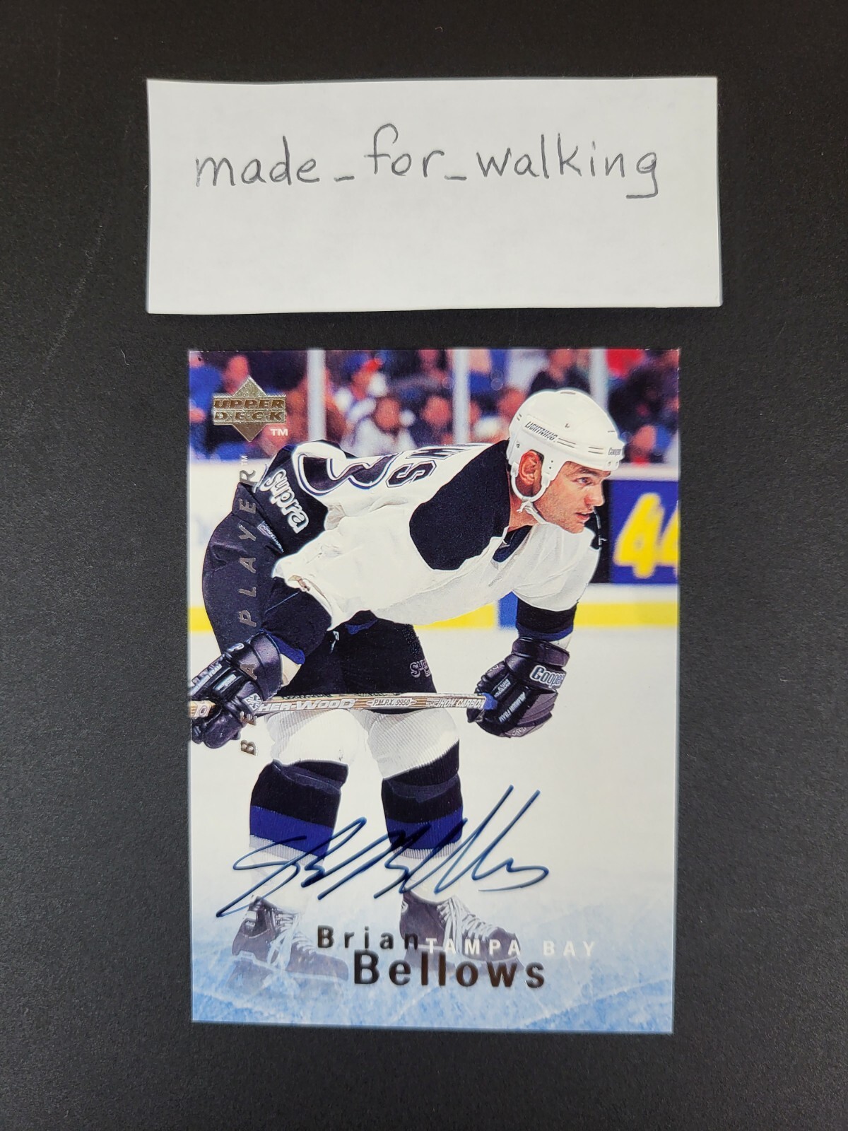 BRIAN BELLOWS - 1995-96 Be A Player BAP Autographed #S32 | eBay