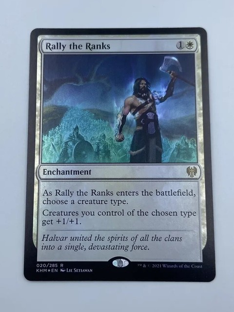MTG Rally the Ranks Kaldheim 020/285 Foil Promo for sale online | eBay