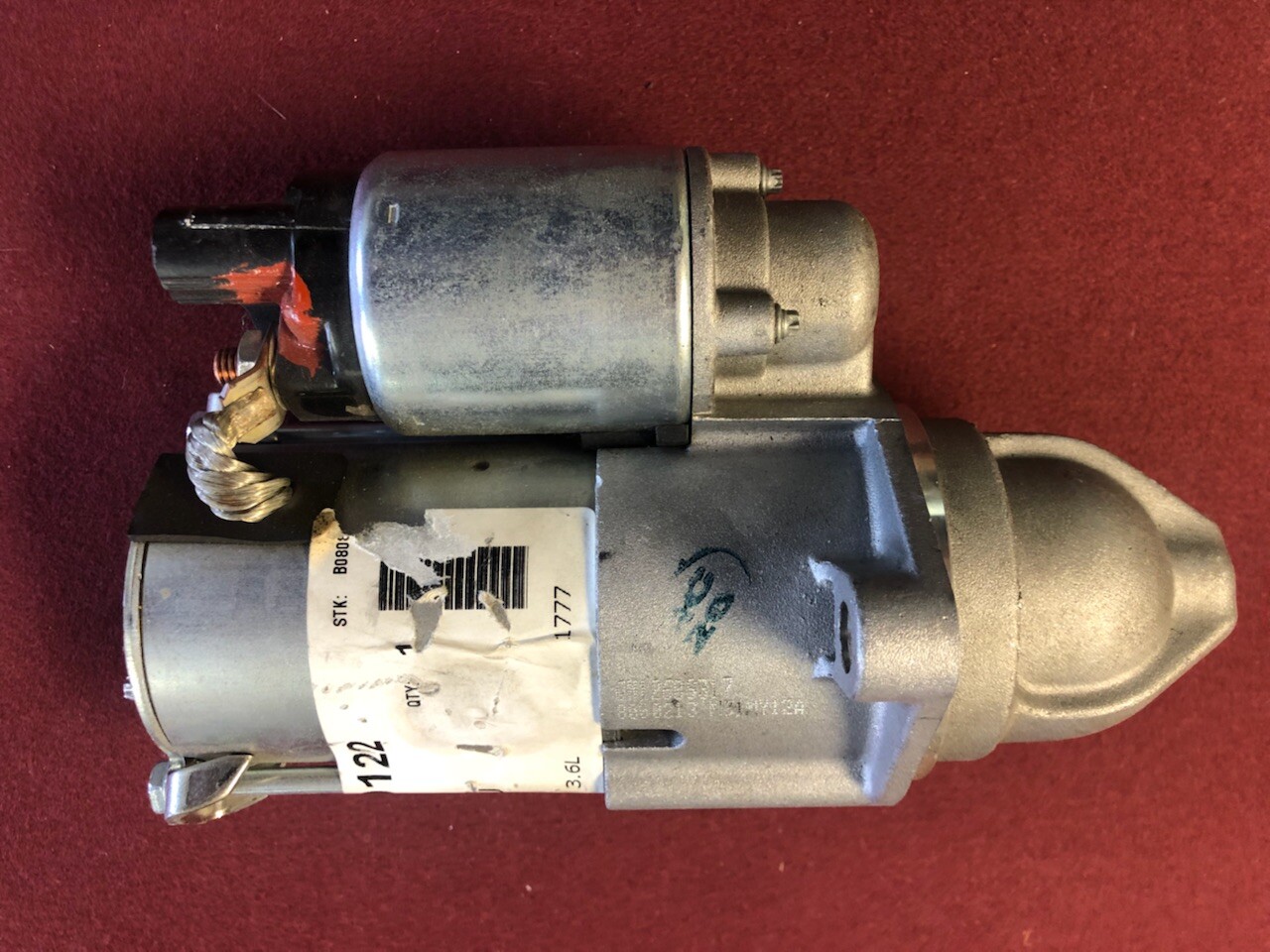 2010-2017 CHEVROLET EQUINO.4l Engine Starter Motor OE 12609317 for sale ...