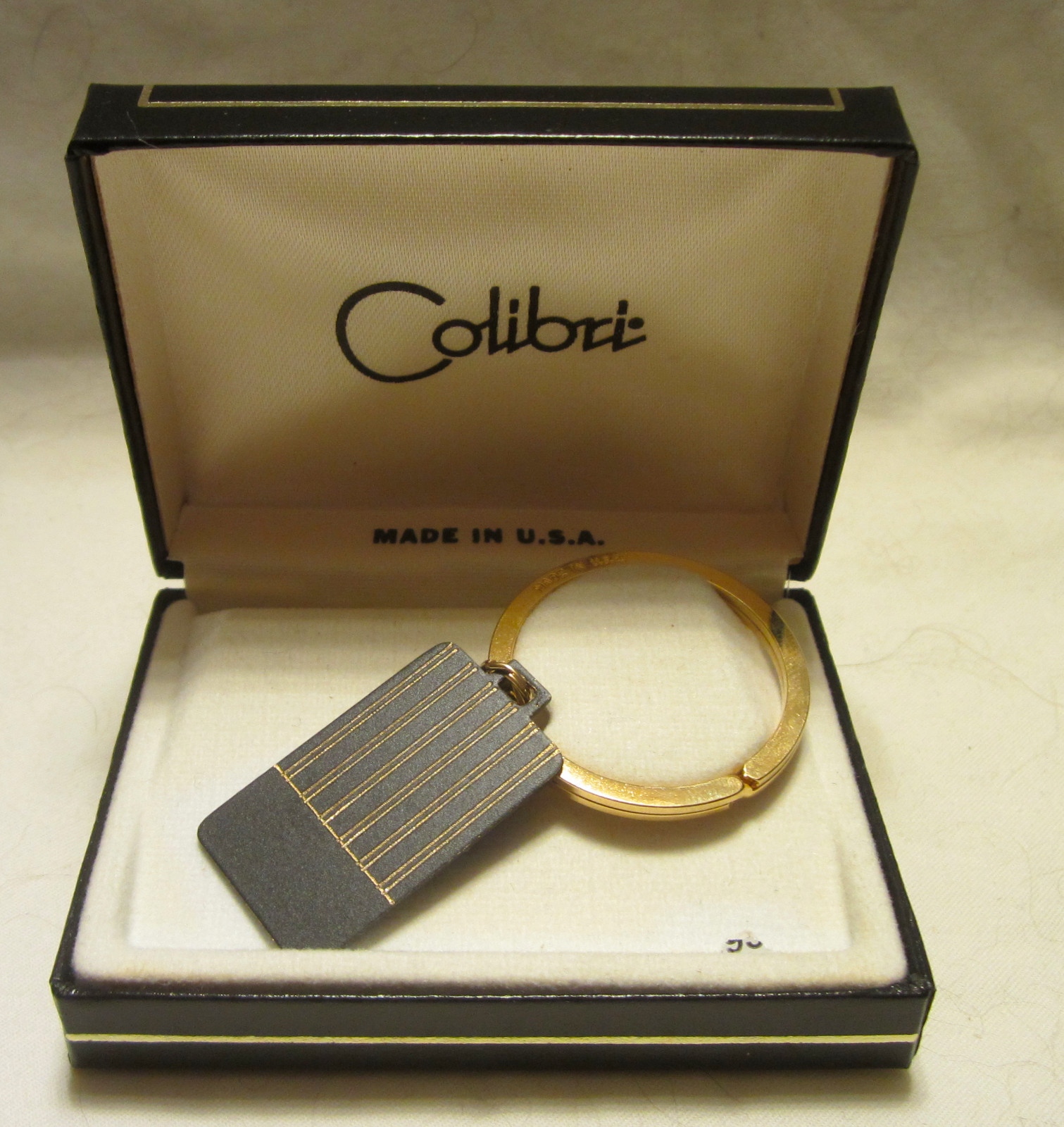 Colibri Polished Gold Tone Electroplate Key Ring NEW | eBay