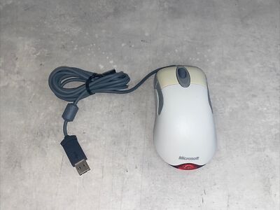 Microsoft IntelliMouse Optical USB and PS/2 Compatible Mice - White | eBay