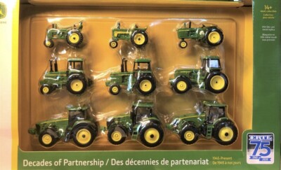 John Deere ERTL 1/64 ERTL 75th Anniversary Set (Green) Brand New! | eBay