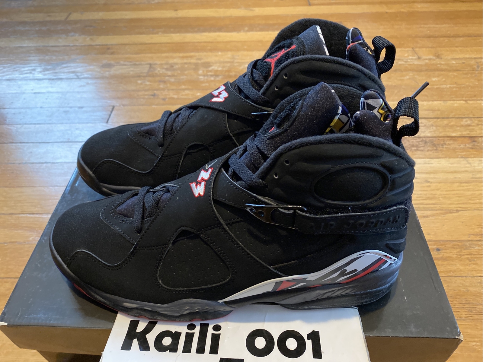 Nike Air Jordan 8 Retro Size 11.5 Playoff 2007 Aqua VIII 305381-061 B ...