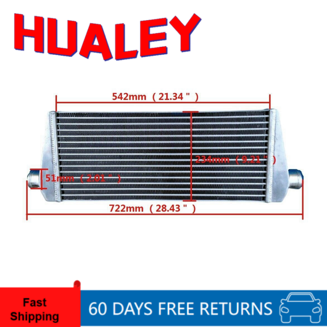 470x290x40mm Front Mount Aluminum Universal Turbo Intercooler 75mm ...