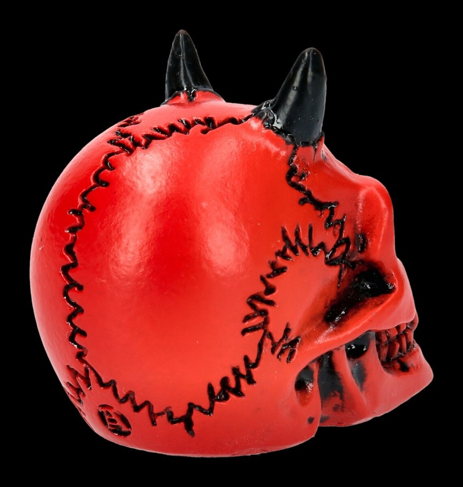 Alchemy Devil Skull - Small - Halloween Gothic Satan Decoration Statue ...
