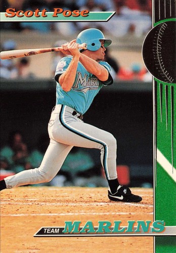 Scott Pose 1993 Stadium Club Florida Marlins #21 Florida Marlins | eBay