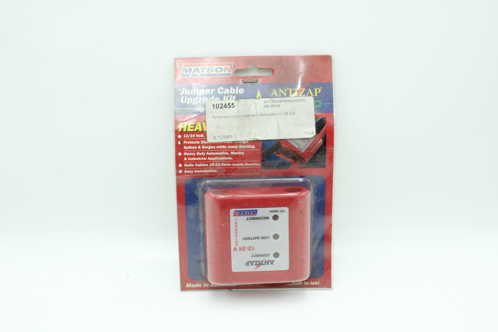 MATSON Jumper Cable Upgrade Kit ANTIZAP 620091 Spitzenspannungsschutz ...