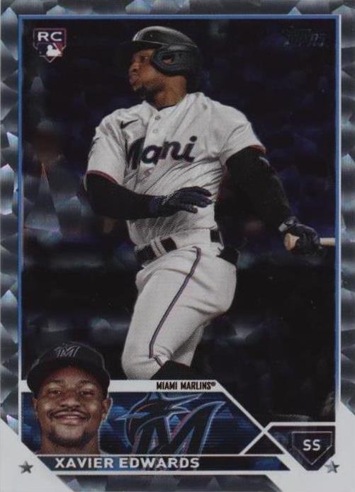 2023 Topps Update Series - Xavier Edwards #US296 Silver Patterned Foil ...