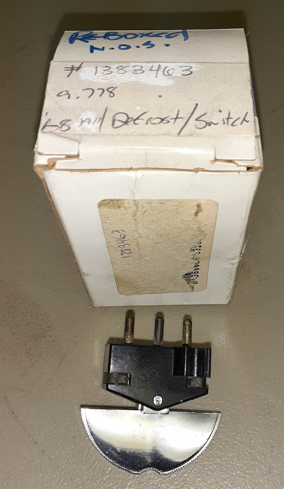 NOS AC DELCO Buick Rear Defroster Fan Switch 1968 LeSabre Skylark GS ...