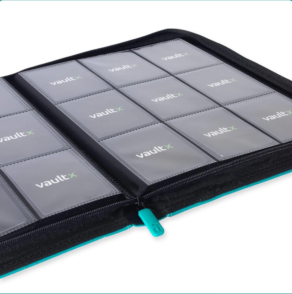 Vault X Premium Exo-Tec Zip Binder 9 Pocket 20 Double-Sided Pages 360 ...