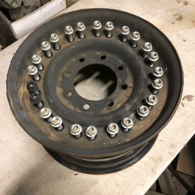 Humvee Hummer M998 24 Bolt Wheel 37x12.50R16.5LT, LOAD RANGE E, WA-1167 ...